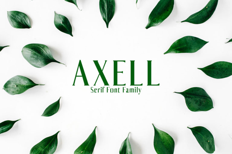 Axell Serif Font Family - Creative Finest