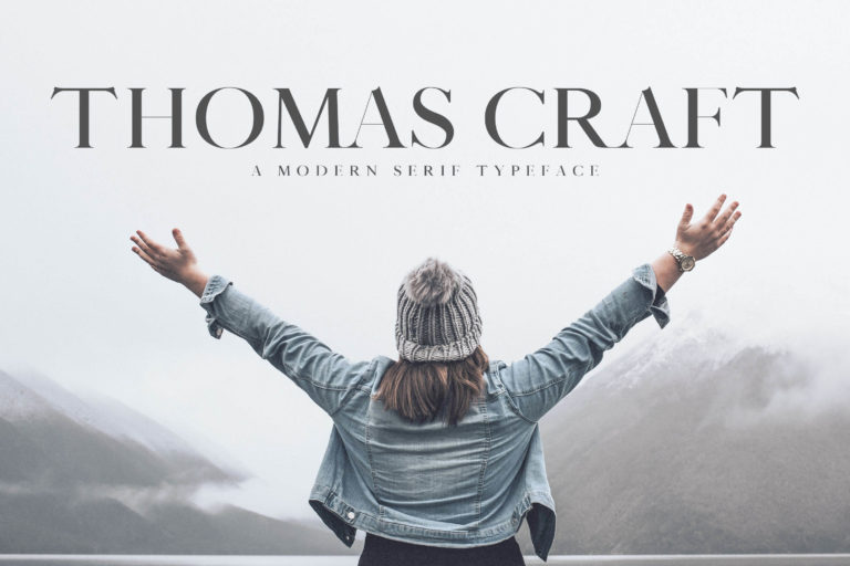 Thomas Craft A Modern Serif Typeface - Creative Finest