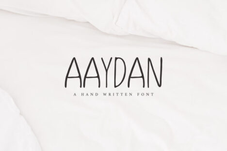Aaydan Handwritten Font - Creative Finest