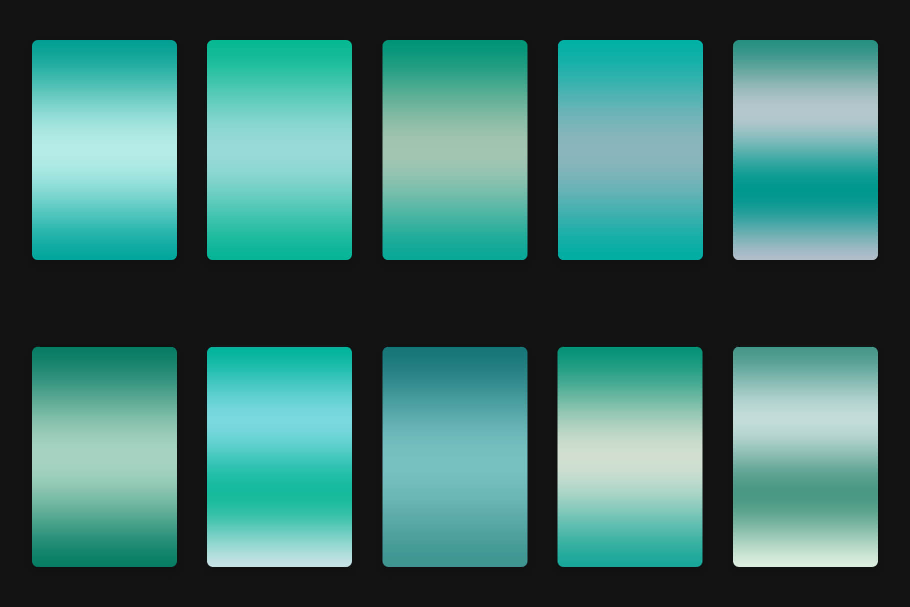 Amazonite Color Gradients - Creative Finest
