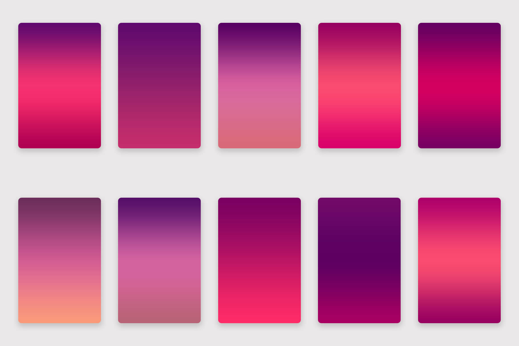 Raspberry Gradients - Creative Finest